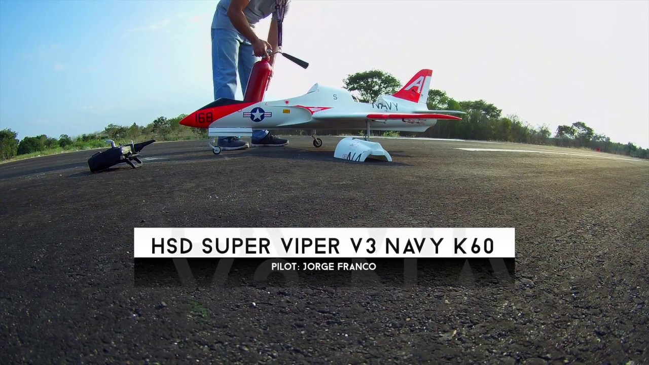 HSD Jets Usa Super Viper v3 Navy Turbine k60 - YouTube