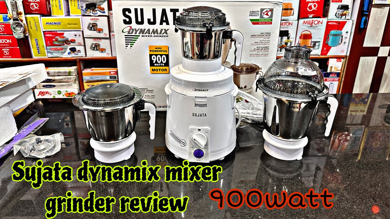 Sujata Dynamix 900watt Mixer Grinder Review | Sujata juice mixer ...