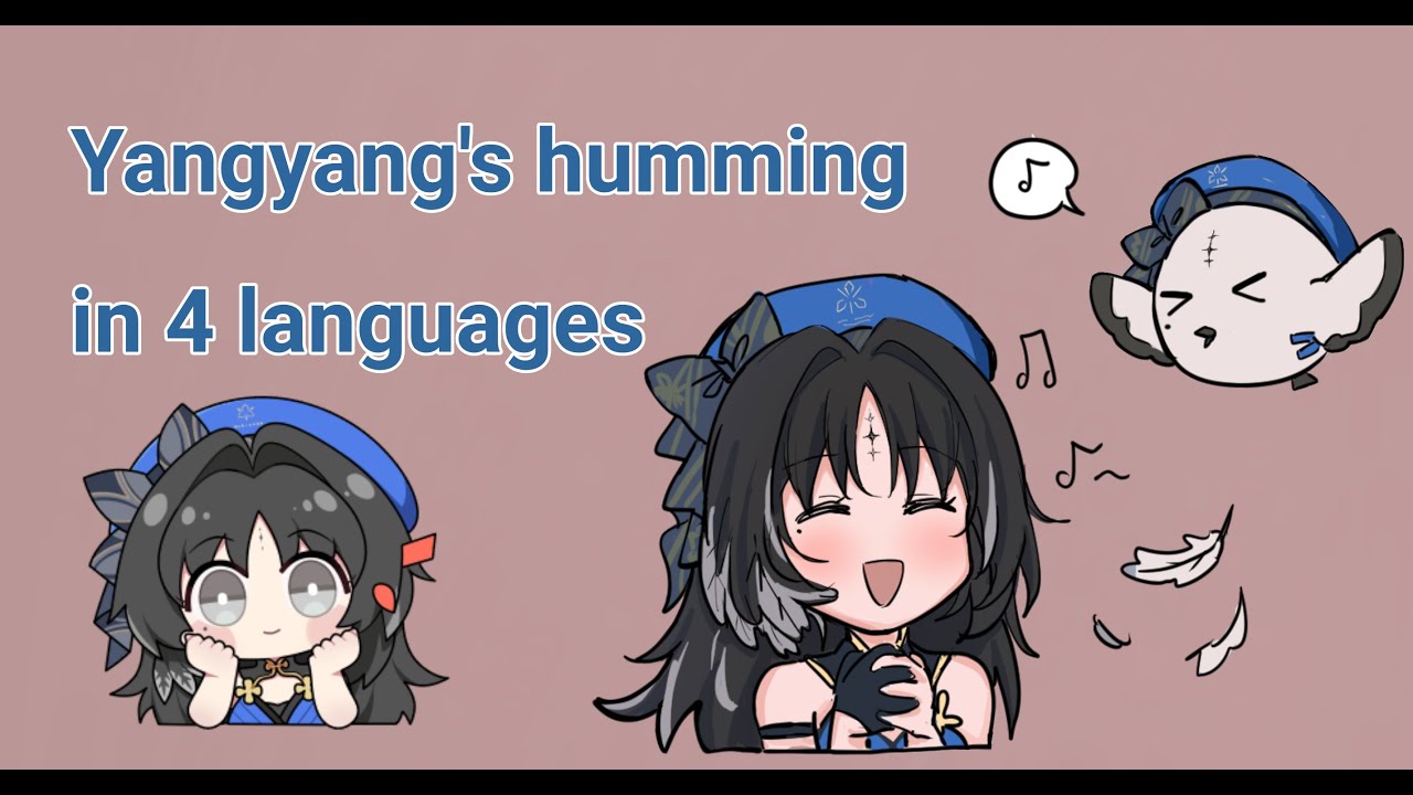 Yangyang's humming in 4 langauge - wuthering waves - YouTube