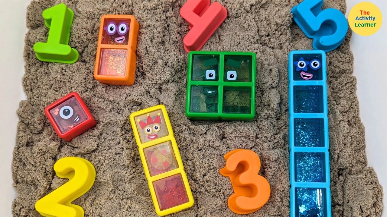 Numberblocks® One to Five Sensory Bottles Activity | Numbers, Colors ...