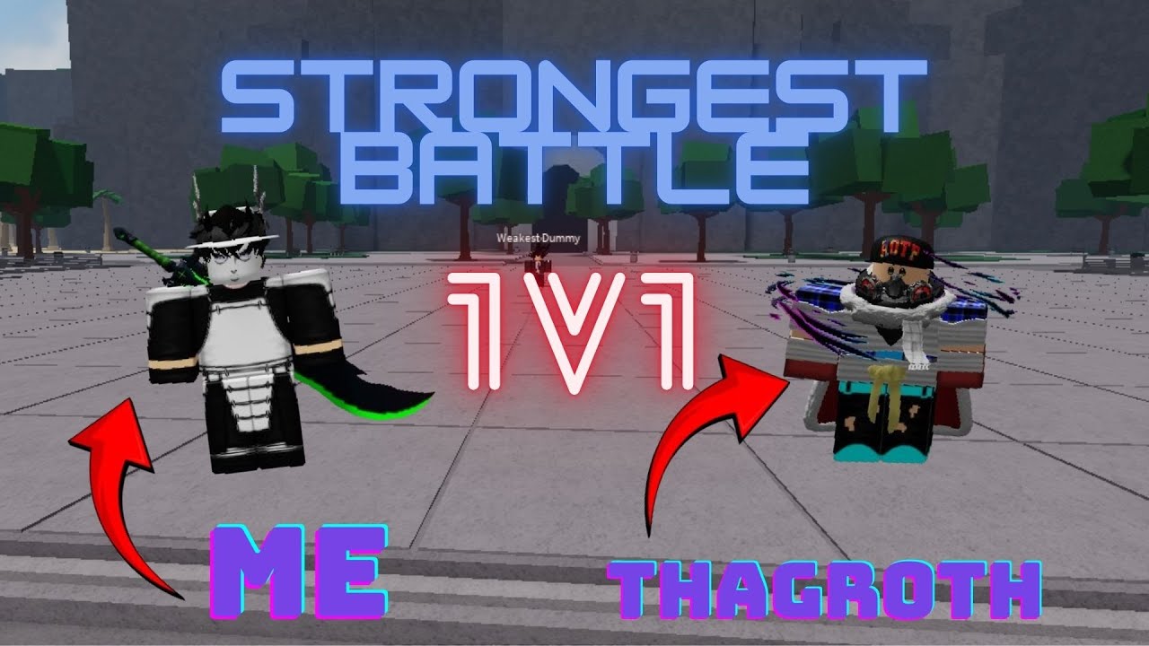 1V1 my freind in stb #roblox #strongestbattlegrounds - YouTube