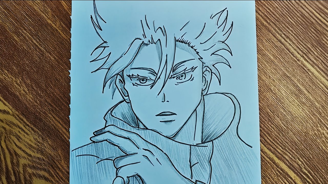 How to draw Gojo Satoru from Jujutsu Kaisen step by step || Easy Gojo ...
