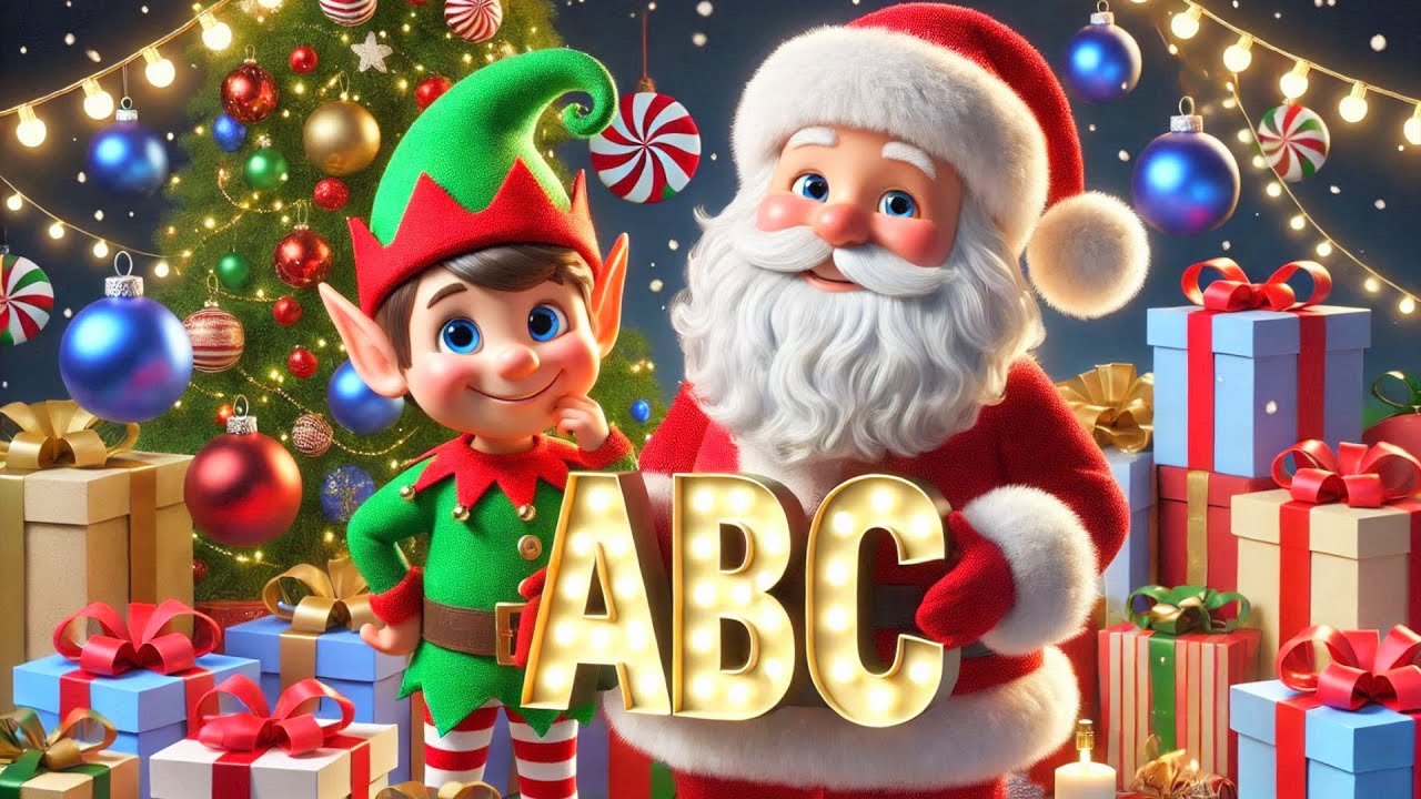 Santa and Friends Sing the ABCs! 🎅🎄 Fun Christmas Alphabet Song for ...