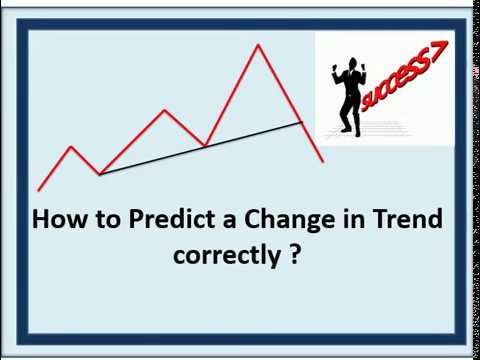 How to predict a change in trend - YouTube