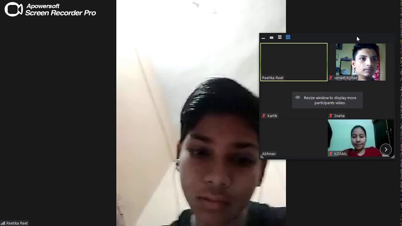 in lockdown students study at zoom app - YouTube