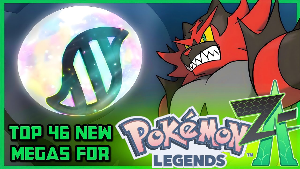 Top 46 NEW Mega Evolutions for Pokémon Legends Z-A - YouTube