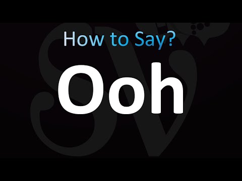 How to Pronounce Ooh (correctly!) - YouTube