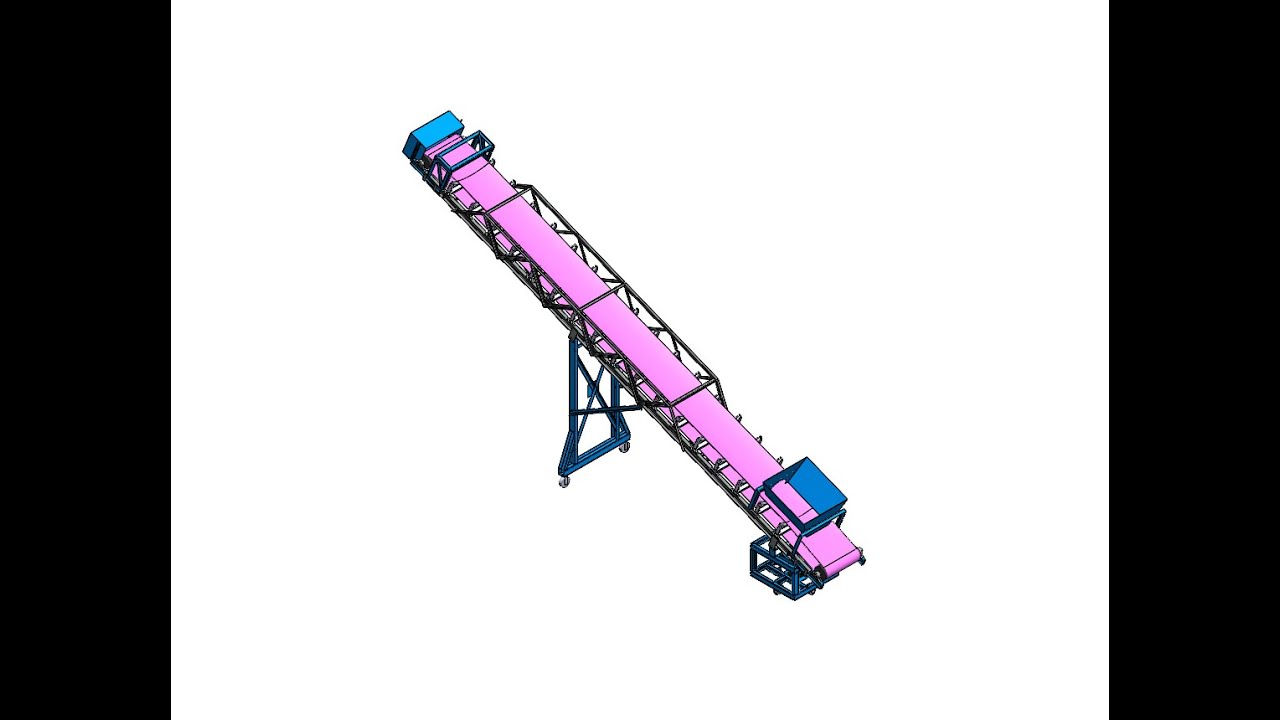 EP01_(Part) Create the model of a conveyor belt. - YouTube