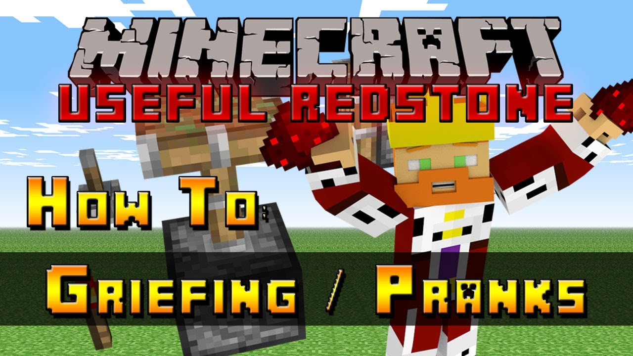 Useful Redstone - How To: Griefing, Pranks, Tricks - YouTube