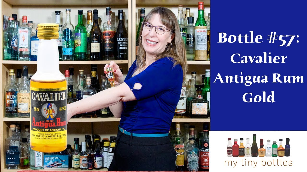 My Tiny Bottles: Cavalier Antigua Rum Gold - History in Mini Liquor ...