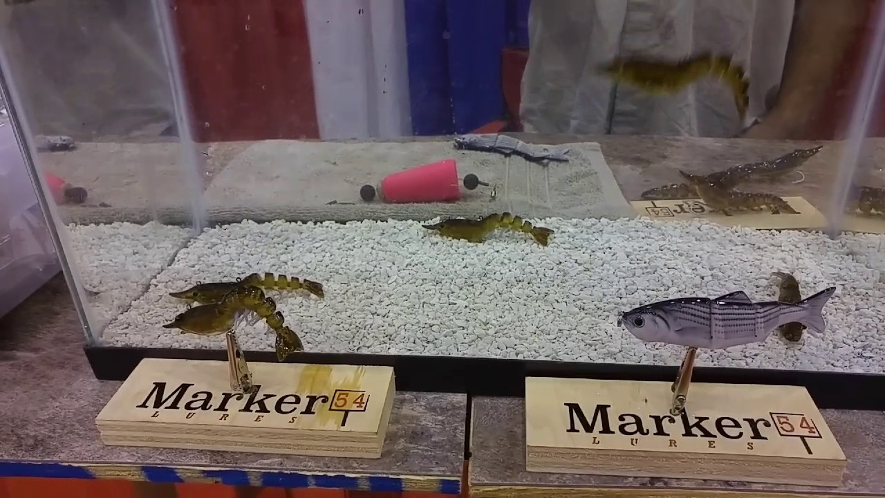 Marker 54 lures..Houston Boat Show-Summer 2017 - YouTube