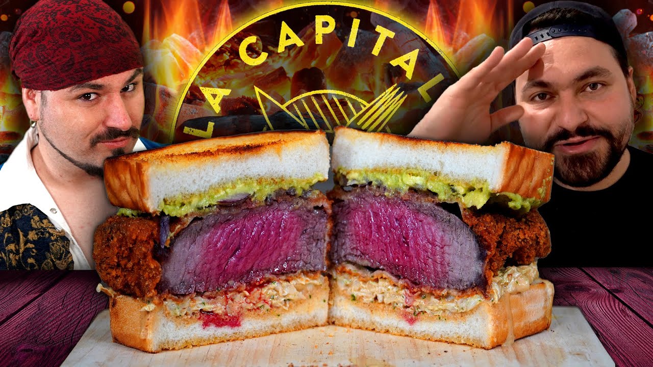 24 horas COCINANDO recetas de LA CAPITAL de OSCAR MEZAR 4 🍔 - YouTube