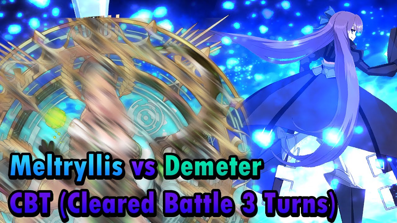 【FGO】 Meltryllis 3T clear Demeter - 6th Anniversary LB 5.2 Olympus ...