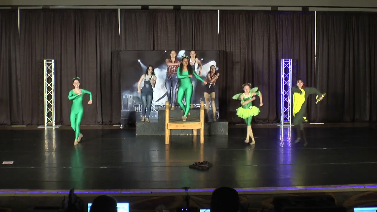 princess and the frog. thunderstruck dance competition - YouTube