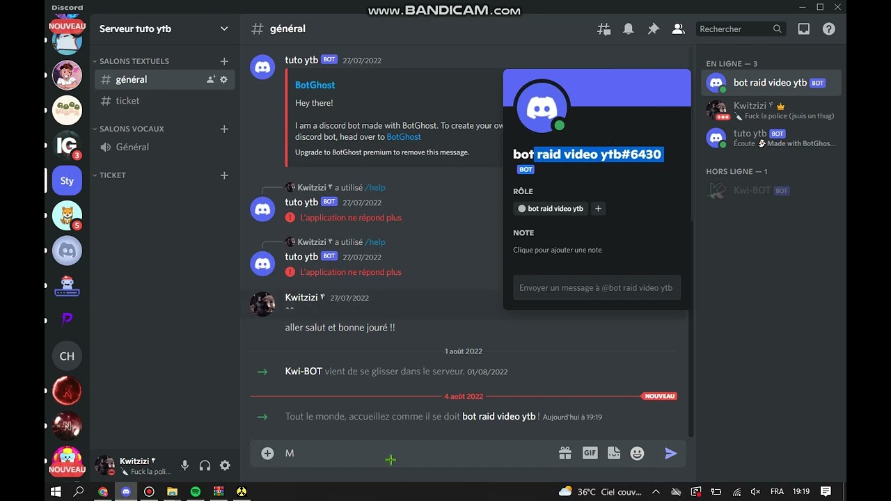 Comment raid sur discord en 2022 ! - YouTube