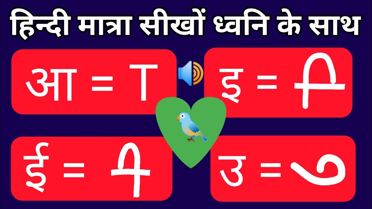 स्वर और उनकी मात्राएं, swar aur unki matra in hindi - YouTube