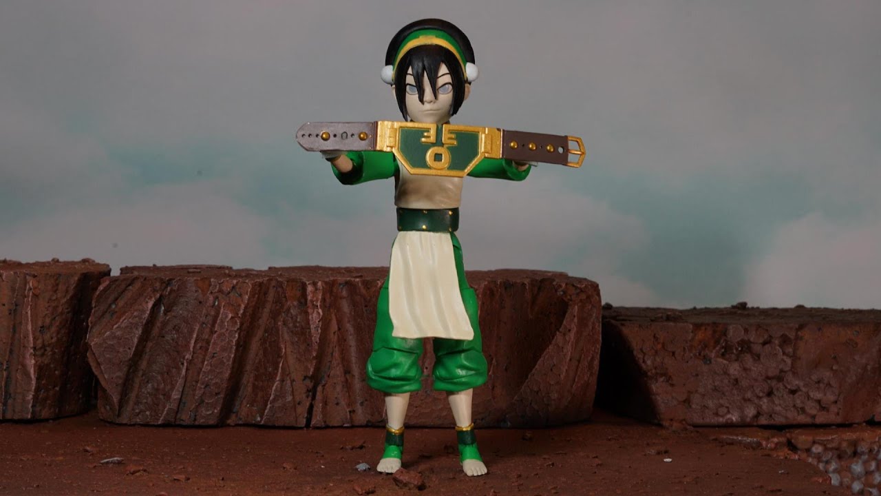 Toph Diamond Select Toys DST Avatar the Last Airbender Figure Unboxing ...