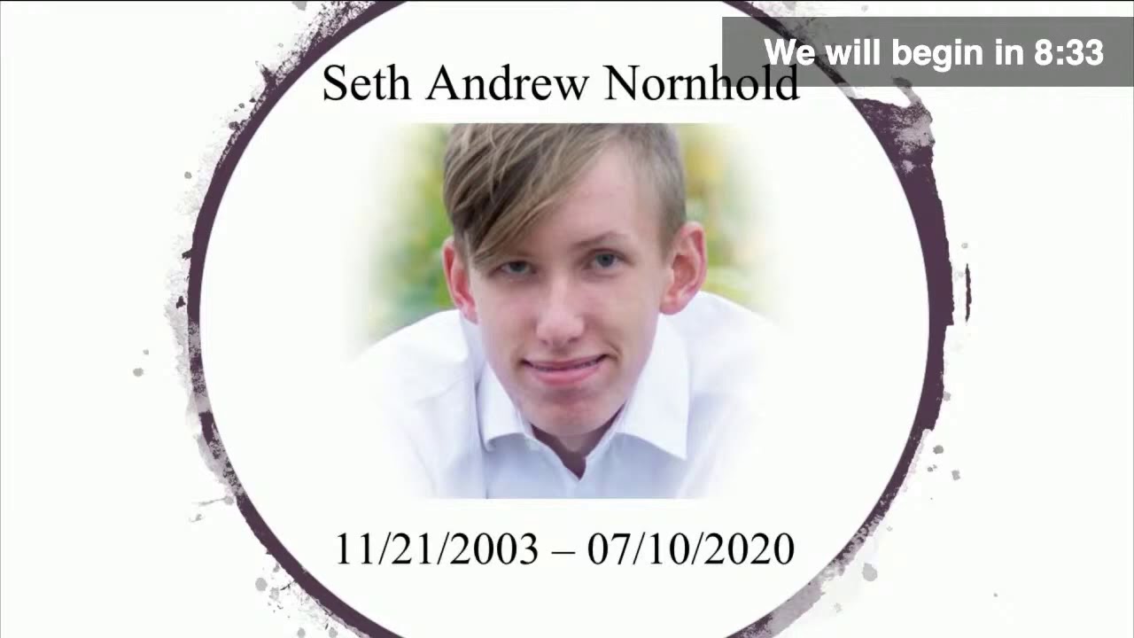 Seth Nornhold's Celebration of Life Service - YouTube