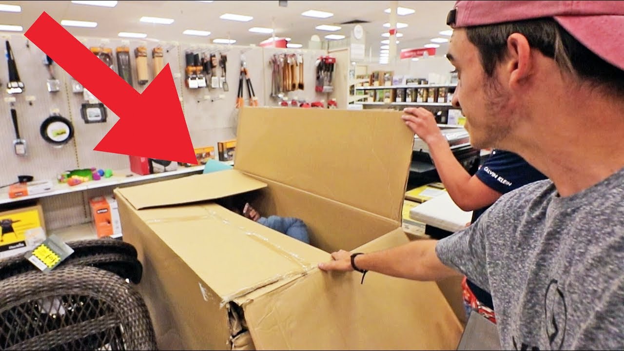 TARGET HIDE AND SEEK GAME! (HIDDEN AREA) - YouTube