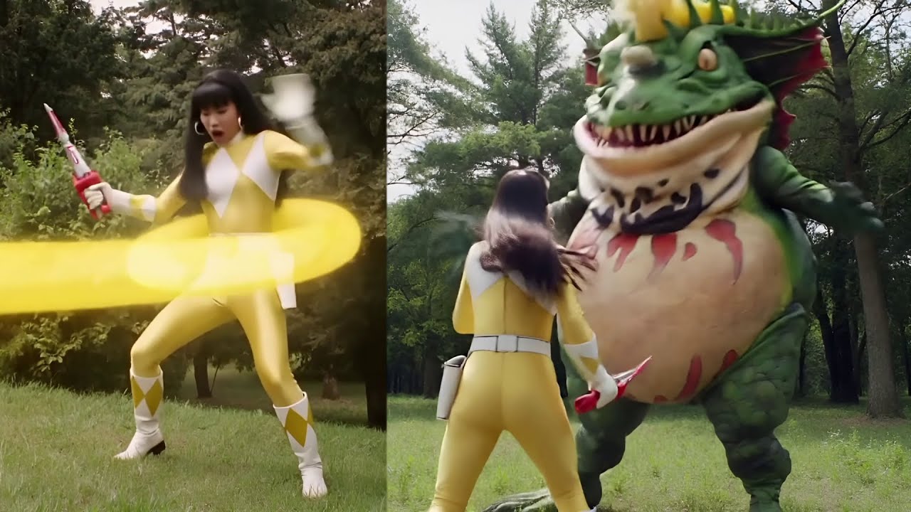 Terror Toad Swallows Trini Kwan Without Her Yellow Power Ranger Helmet ...