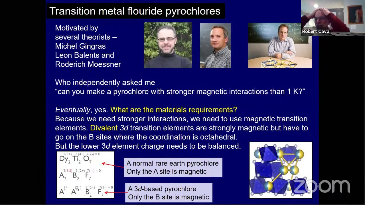 Finding New Materials - a chemical perspective: Robert Cava - YouTube