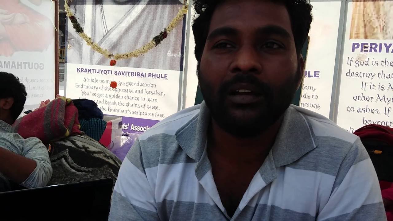 Rohith Vemula speaks - YouTube