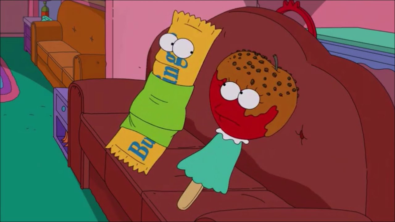 The Simpsons - Bart and Lisa transforms into Candy - YouTube