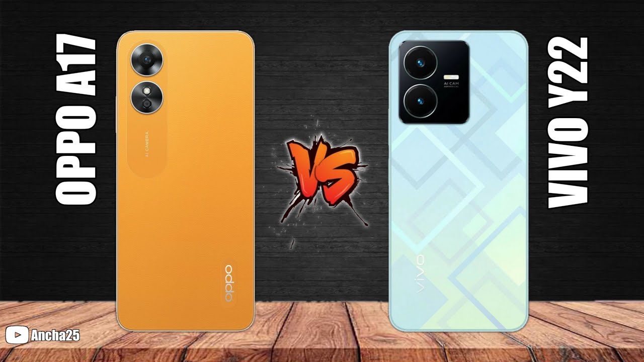 Oppo A17 vs Vivo Y22 - YouTube