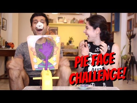 Pie Face Challenge!!! - YouTube