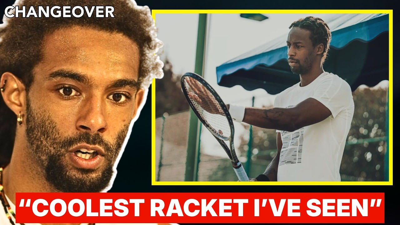 Dustin Brown on Gael Monfils' Unique Racket Set Up & How He Got His ...