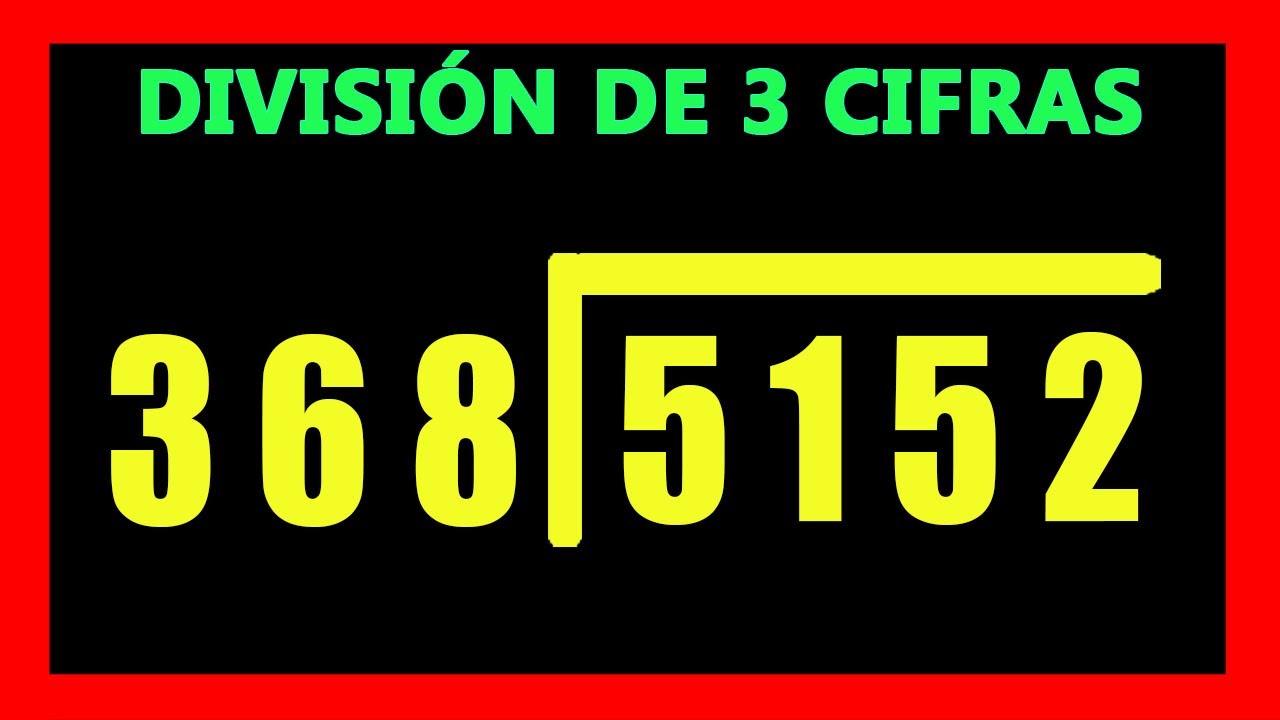  Divisiones De 3 Cifras Afuera Y 4 Adentro YouTube