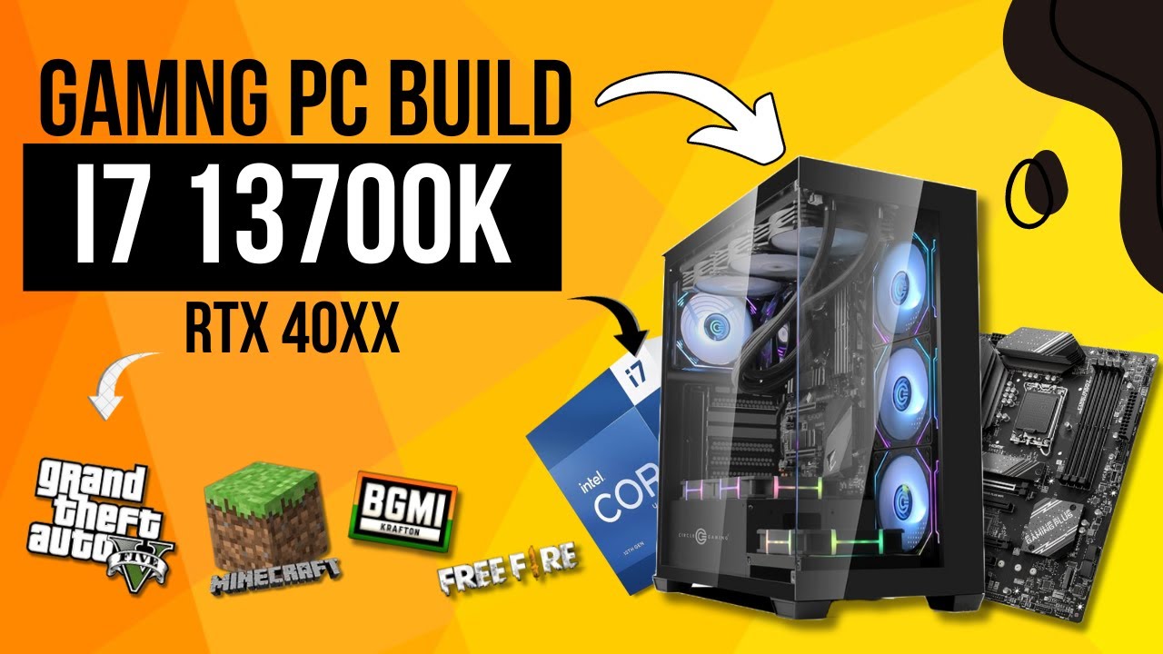 Best I7 13700k With Rtx 4060 Gaming Pc build | 32gb ram | 140k gaming ...