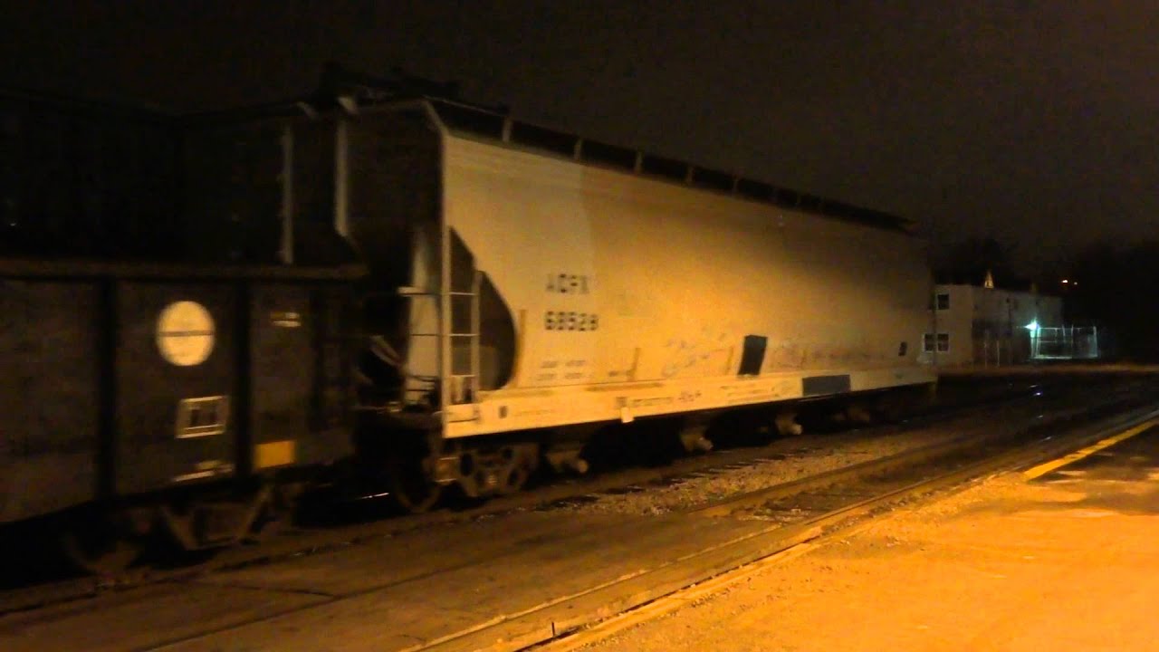 Goderich & Exeter Railroad Train 433 at Kitchener Station at Night ...