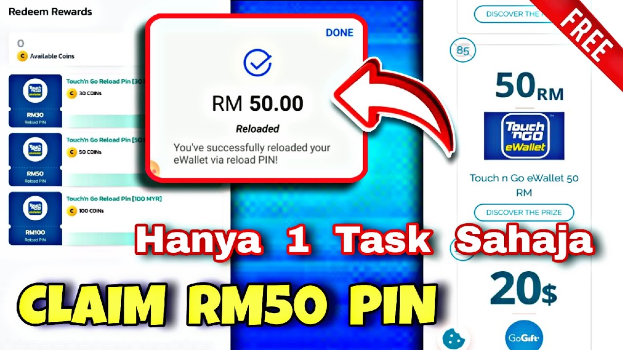 TERBARU !! Cara claim RM50 pin tng ewallet 2025 - Tanpa invite ? - YouTube