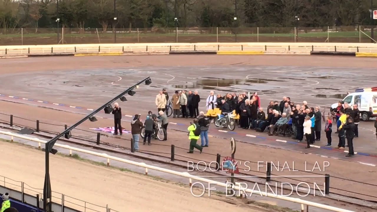 Nigel Boocock 1937-2015 Committal of ashes at Coventry Speedway - YouTube