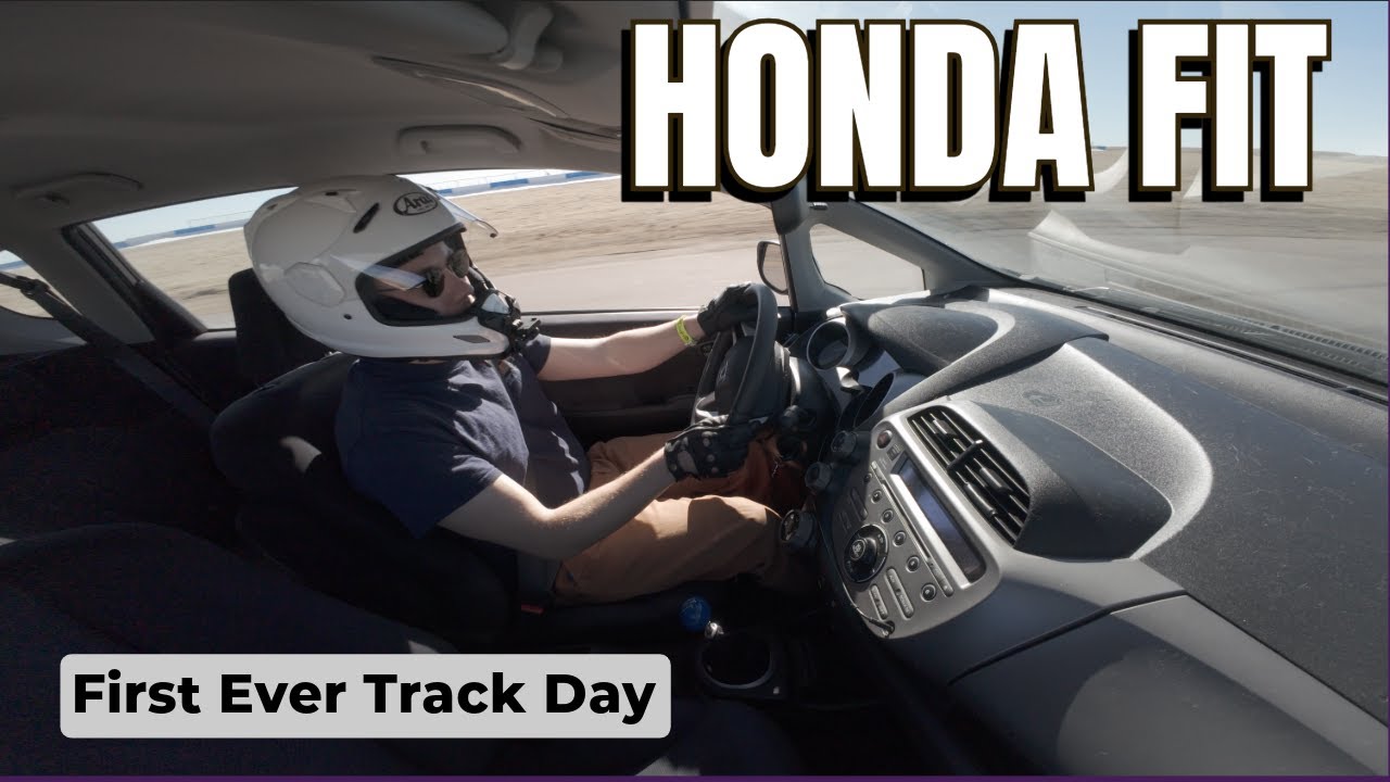 First Track Day Honda Fit - YouTube