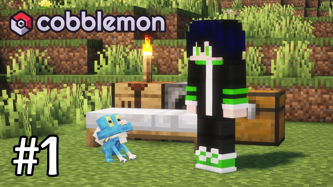 Minecraft : Cobblemon | #1 🟥 โลกที่มีแต่โปเกม่อนสี่เหลี่ยม - YouTube