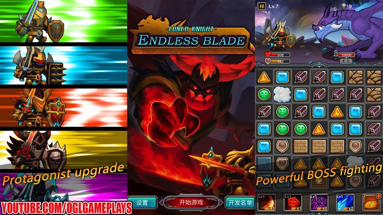 Lunch Knight - Endless Blade Gameplay (Android iOS) - YouTube