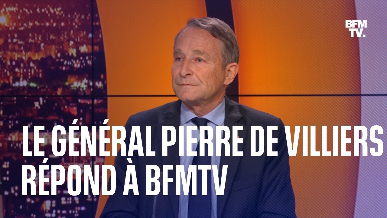 L'interview du général Pierre de Villiers sur BFMTV en intégralité ...