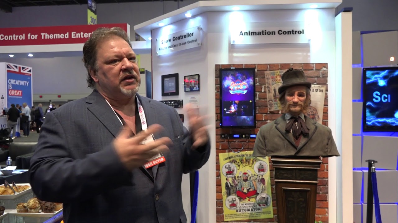 Garner Holt introduces the new Living Faces of History Animatronics ...