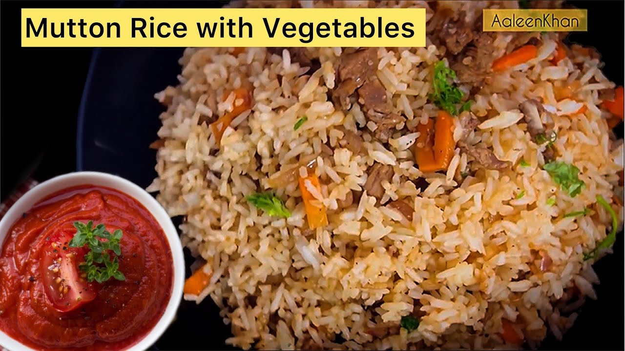 Mutton Fried Rice - 10 Minute Recipe - YouTube