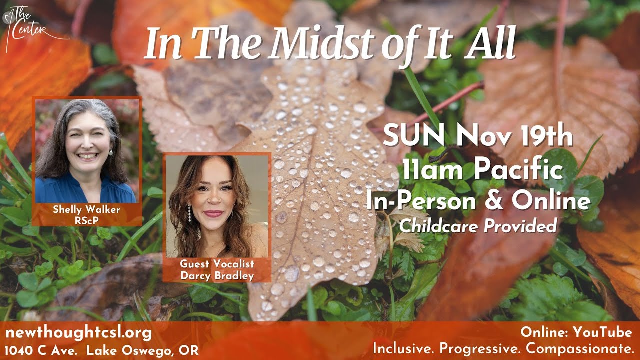 In The Midst of It All with Shelly Walker, RScP & Ministerial Student ...