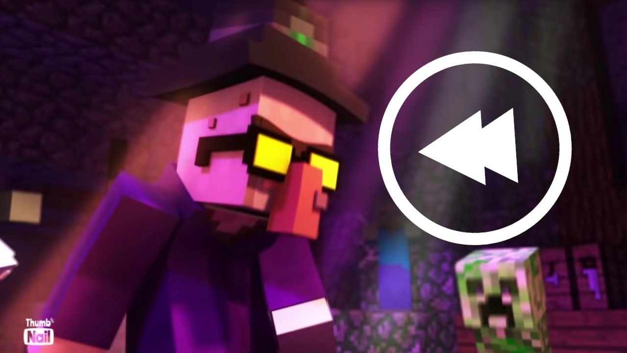 Witch encounter - Minecraft animation slamacow (REVERSED) - YouTube