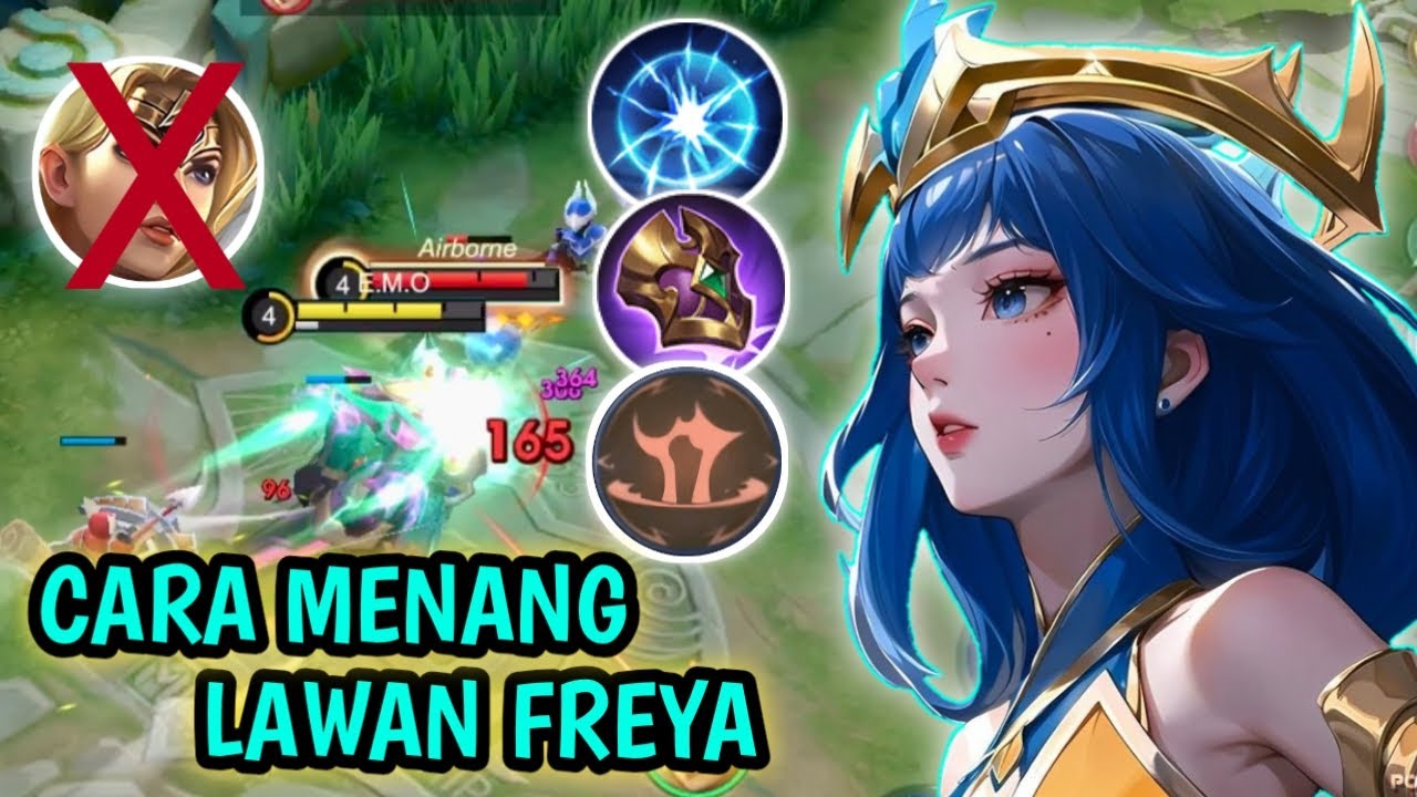 TUTORIAL EDITH MENANG LAWAN FREYA | SOLO RANK GAMEPLAY MLBB - YouTube