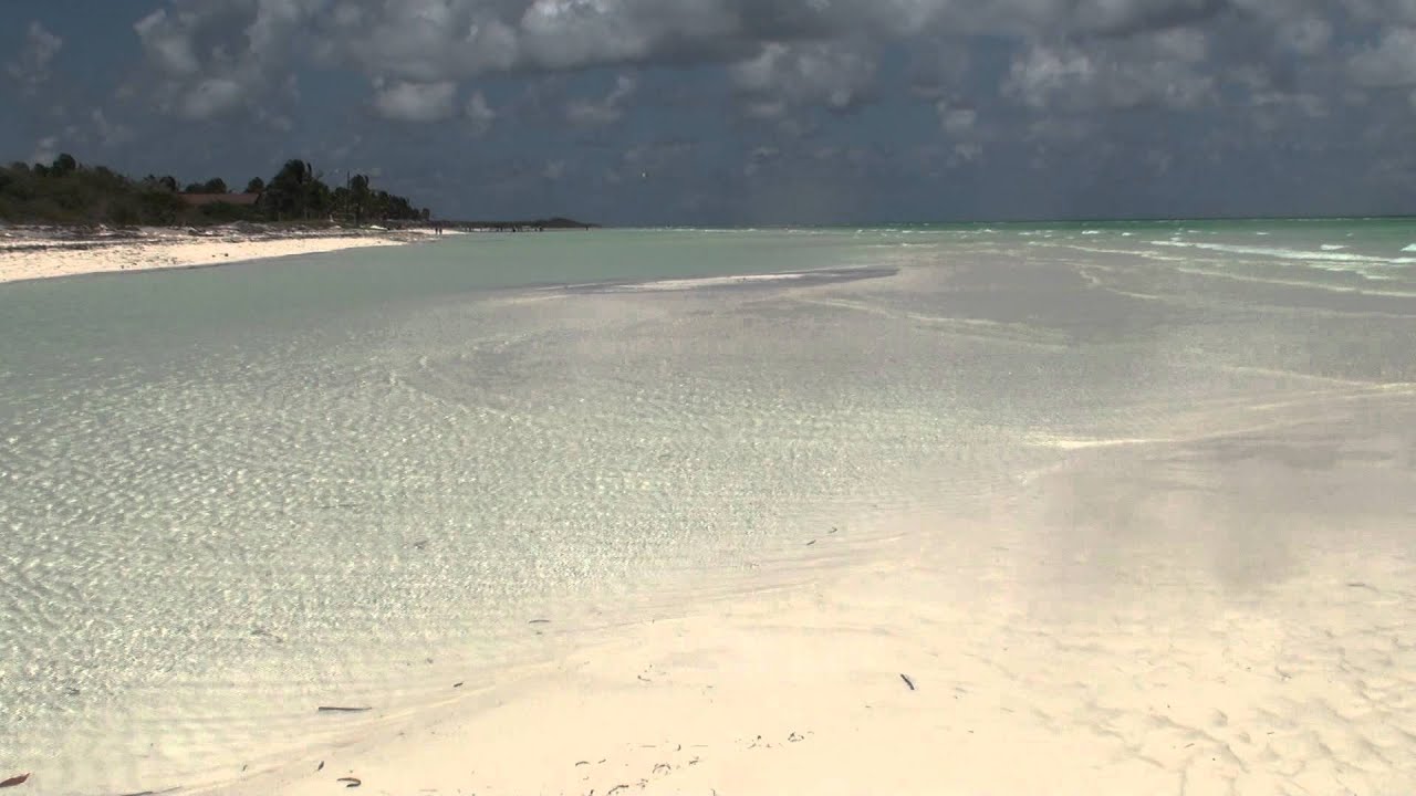 Cuba Cayo Guillermo Tide coming into the Beach - YouTube
