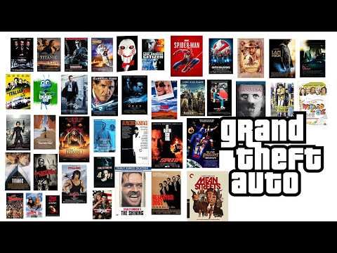 ALL MOVIES that APPEAR in GTA Games (Evolution)