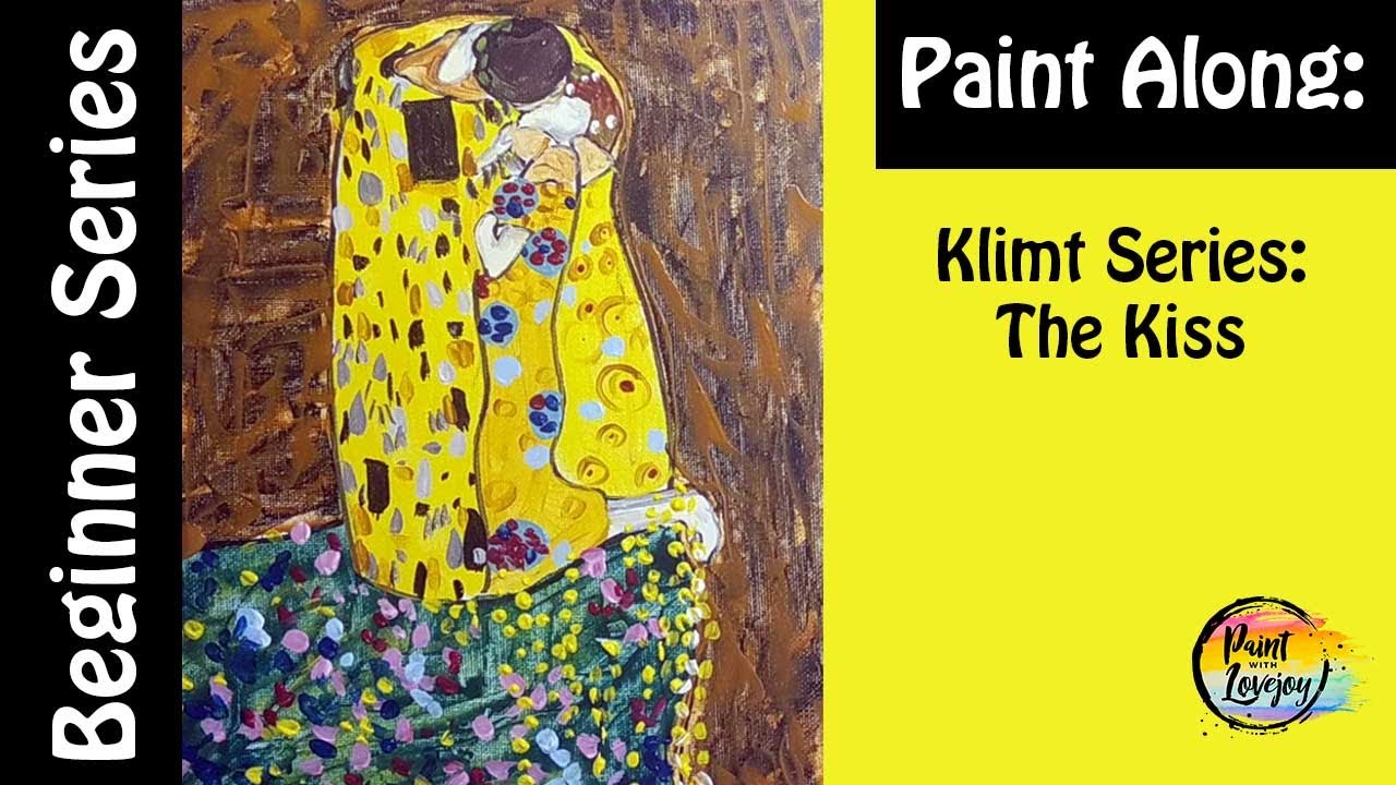 Beginner painters - Klimt: The Kiss - YouTube