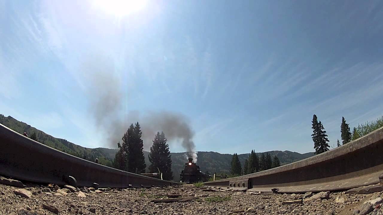 GoPro Between Cumbres & Toltec Train Tracks - YouTube