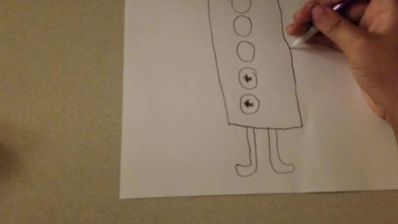 How to draw tall light - YouTube