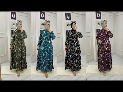 TESETTÜR ELBİSE MODELLERİ - TESETTÜR GİYİM - MERVEM MODA